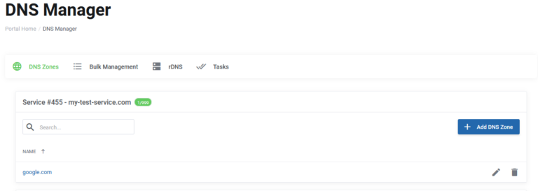 DNS Manager - Cloudfanatic Knowledge base
